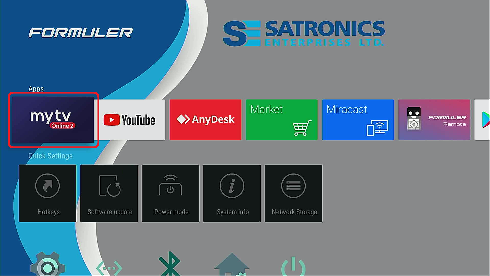 The Media Streaming TV Box will automatically boot into watching “ Live ...